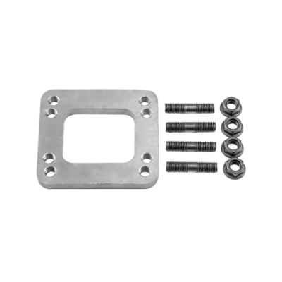 CXRacing T3 T4 Turbo Manifold Flange Adapter 304 Stainless + Stud Bolt ...