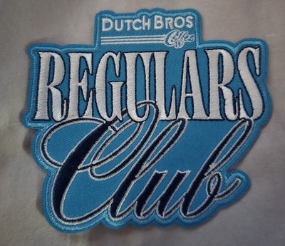 Dutch Bros Coffee Regulars Club Iron On Patch | eBay