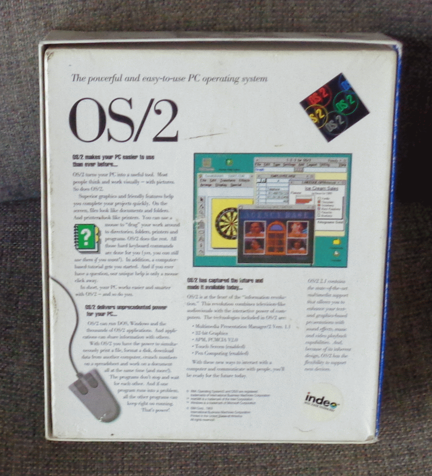 OS/2 OS2 Version 2.1 Vintage IBM PC Operating System Computer Software ...