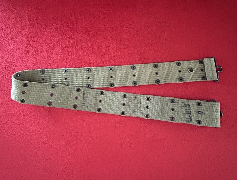 Original WW2 USGI M1936 Pistol Belt Light Khaki WWII | eBay