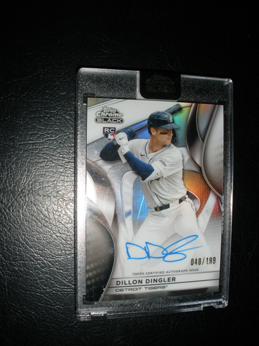 2025 Dillon Dingler RC Topps Autograph # / ed Black Chrome | eBay