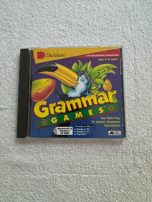Grammar Games PC CD Rom Educational | eBay