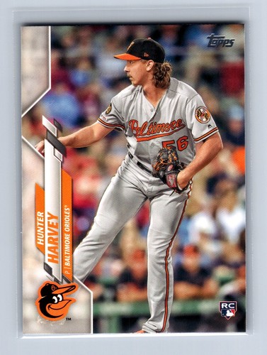 2020 Topps Rookie RC #364 Hunter Harvey Baltimore Orioles Baseball Card ...