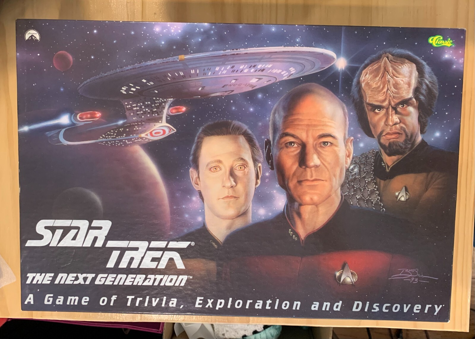 Star Trek - Board Game - A Game of Trivia, Exploration and Discovery ...