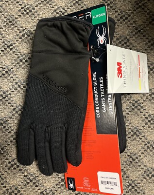 Spyder Core Conduct Gloves Touchscreen Friendly, Thinsulate Sweater ...