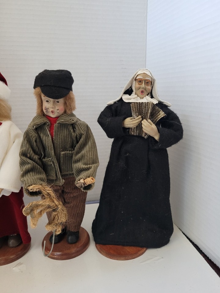 Rare Vintage Christmas Carolers Set Of 8 Different Characters | eBay