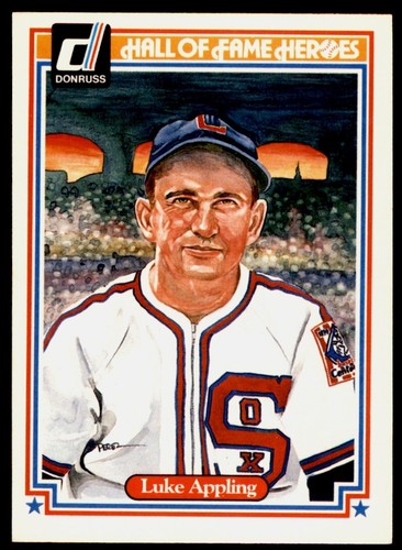 Luke Appling 1983 Donruss Hall of Fame Heroes Card# 8 | eBay