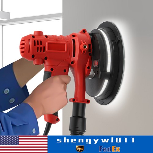 Electric Drywall Sander 1200W with LED Light and Variable Speed Control ...