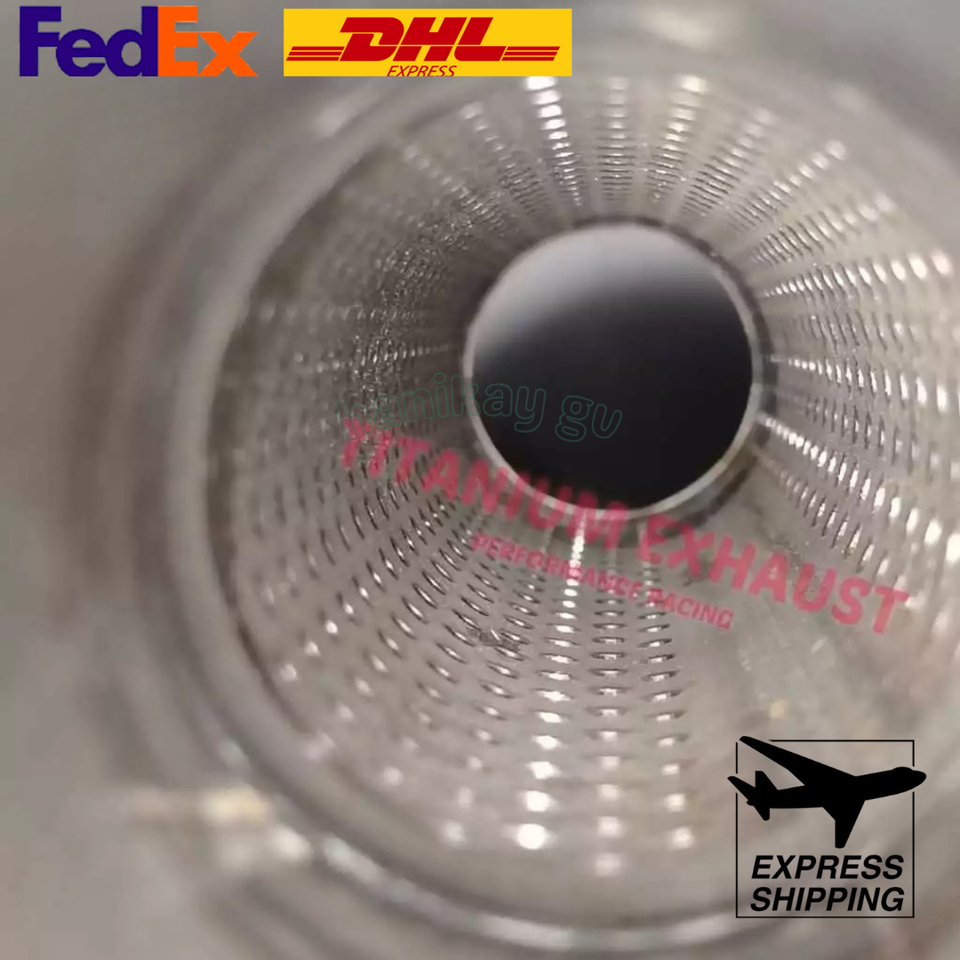 HKS Hi Power Exhaust Muffler Chrome Straight Flow 2.5" In 4" Out | eBay