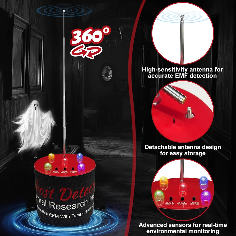 Ultimate Ghost Hunting Kit: EMF & Temperature Detection Tools Included ...