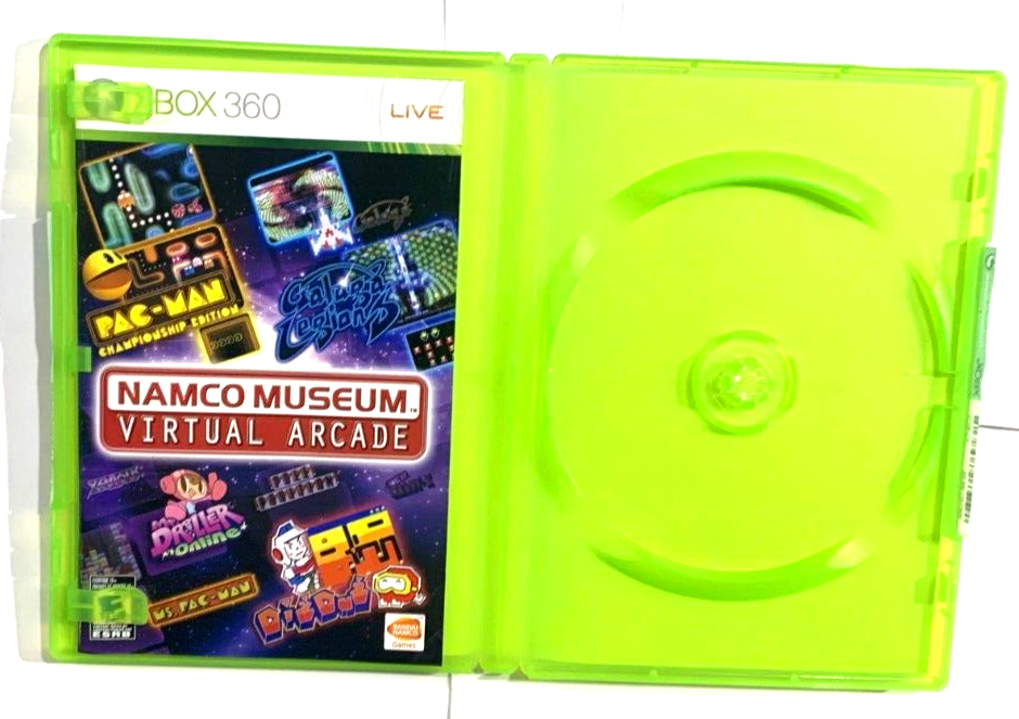 Namco Museum Virtual Arcade 2008 Xbox 360 Box Cover Art