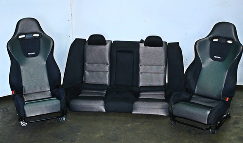 JDM Acura TSX Accord Euro R Recaro Seats Front Back W Rails CL9 CL7 OEM ...