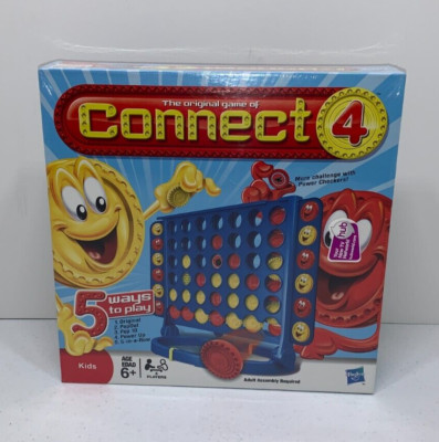 Connect 4 the original game of five ways to play 6+, Factory Sealed ...