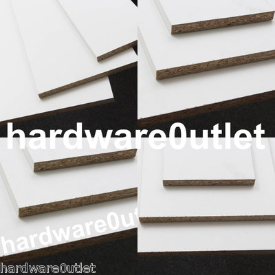 SHELVING White Melamine Faced Chipboard Conti Board -15mm Twin Slot ...