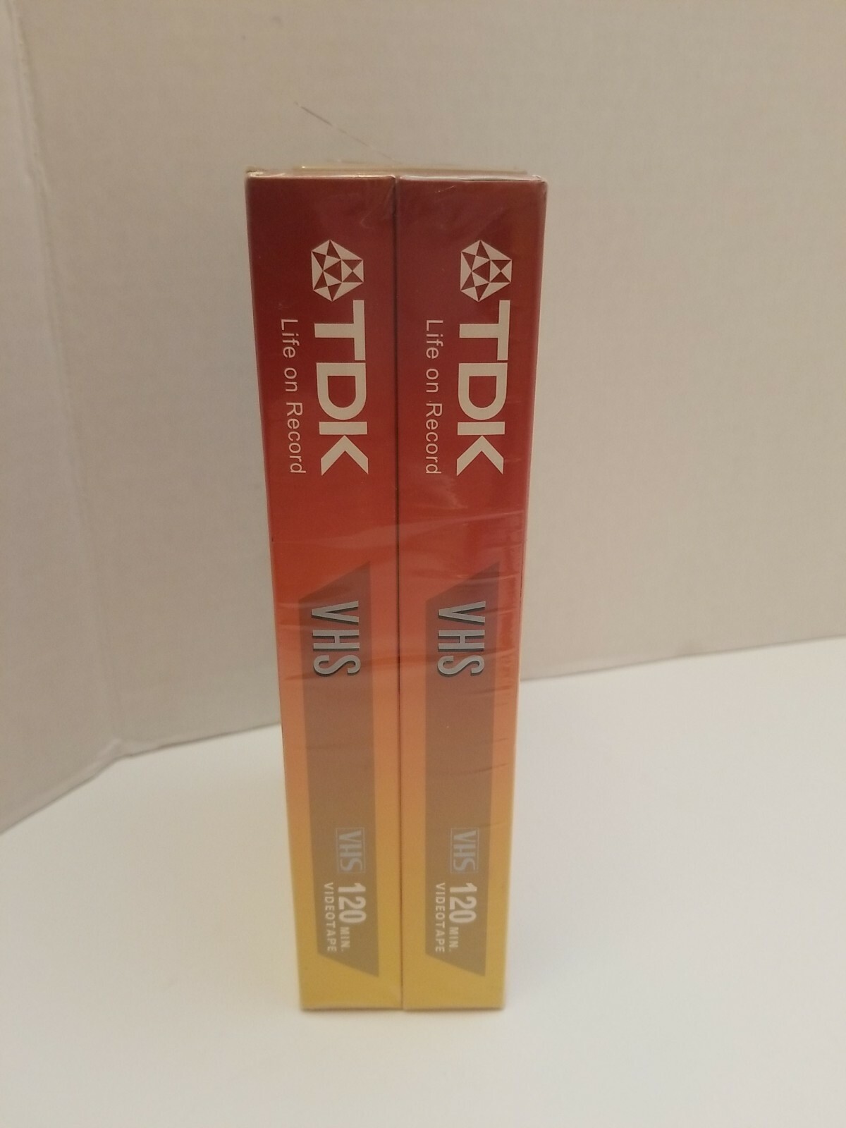 TDK Blank VHS Tapes Superior Quality T-120 6 Hrs EP 2 Pack New Sealed ...