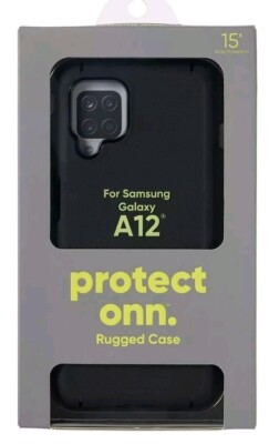Protect Onn. Rugged Phone Protection Case For Samsung Galaxy A12 ...