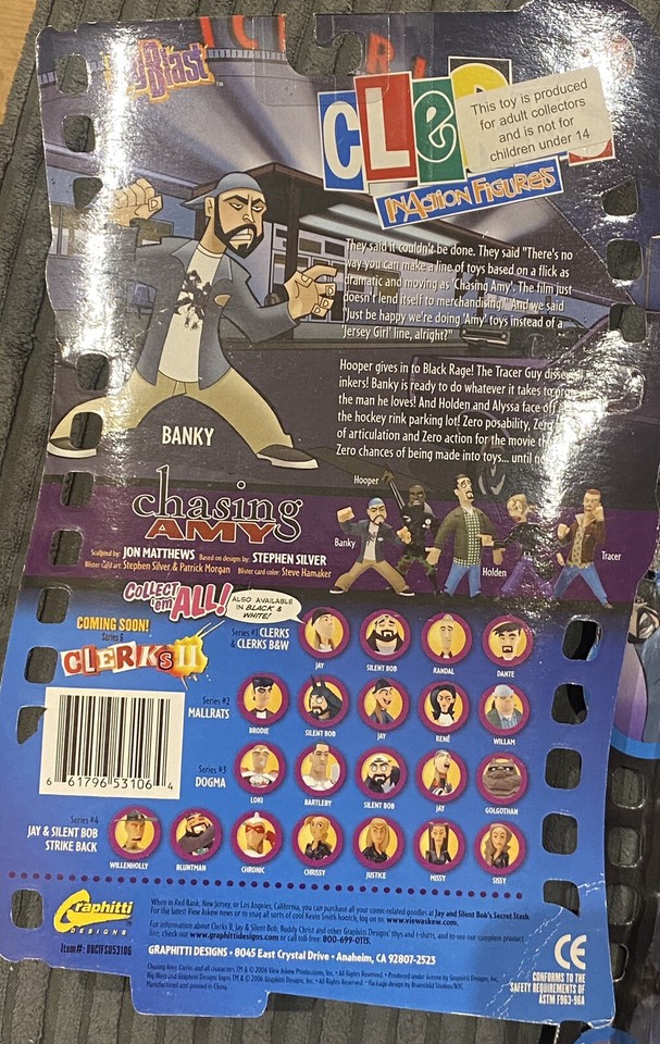 Clerks Inaction Figure - Banky - Chasing Amy | eBay