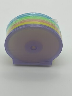 Assorted Color Round ClamShell CD/DVD Case 10- Pack | eBay