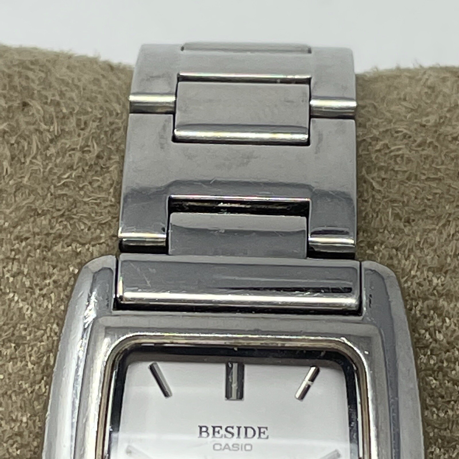 Casio Beside LTP-1135 Ladies White Dial Stainless Steel Dress Watch 50M ...