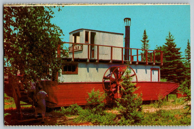 Ontario, Canada - Side-Wheel Alligator at Logging Museum - Vintage ...