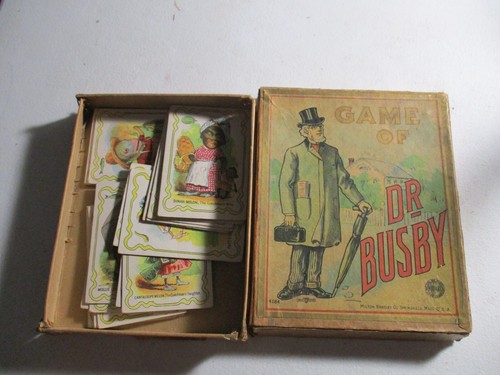 Antique 1905 The game of Dr Busby card game 29 cards RARE | eBay