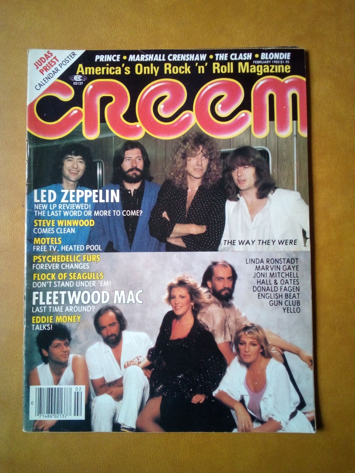 Creem Magazine February 1983- Led Zeppelin Fleetwood Mac cover, Prince ...