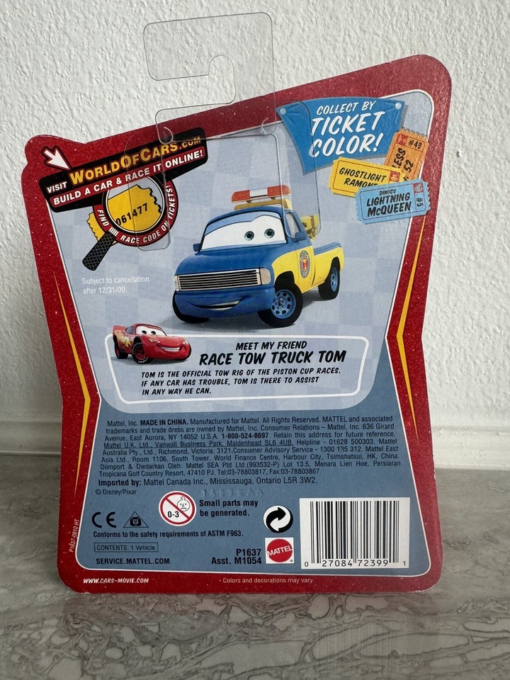 Disney Cars - RaceORama - CHUCK MANIFOLD Unopened In Original Packaging ...