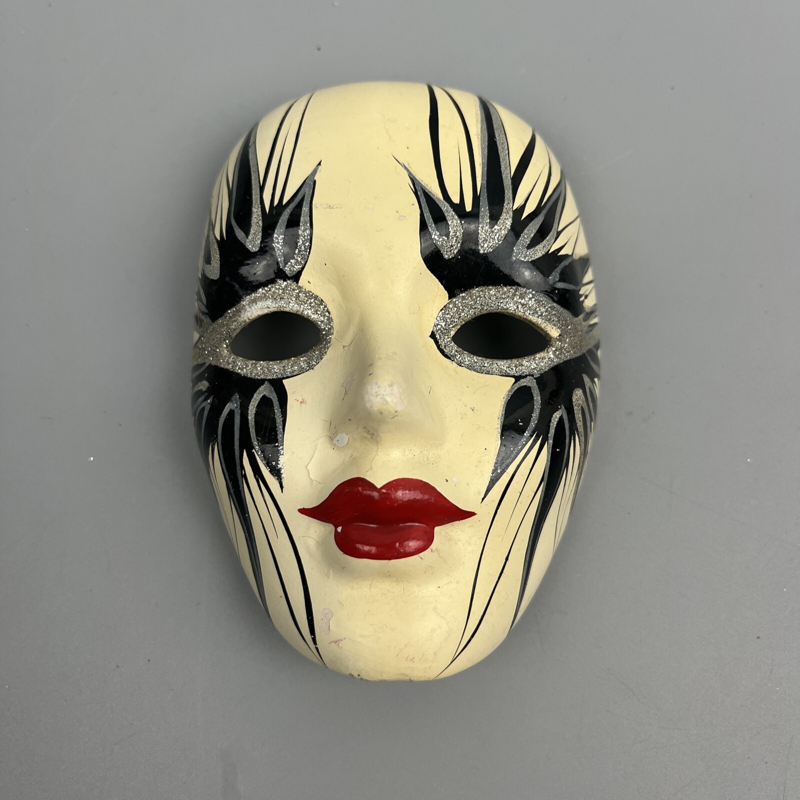 Beautiful Ceramic Wall Mask, Mascarad Chipping Porcelain | eBay