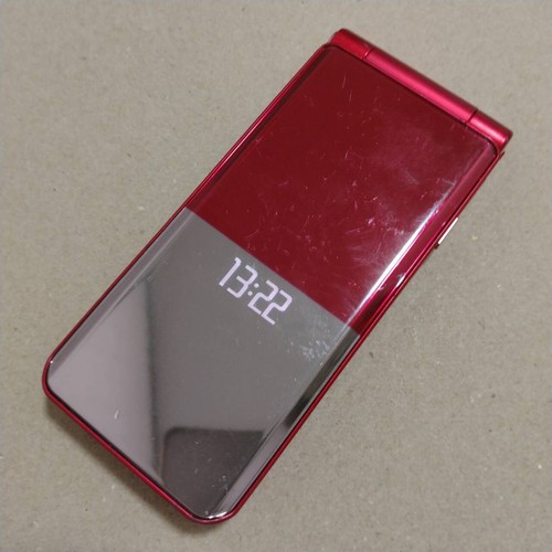 Fujitsu arrows Keitai F-03L Docomo SIM unlocked Red Android flip phone ...