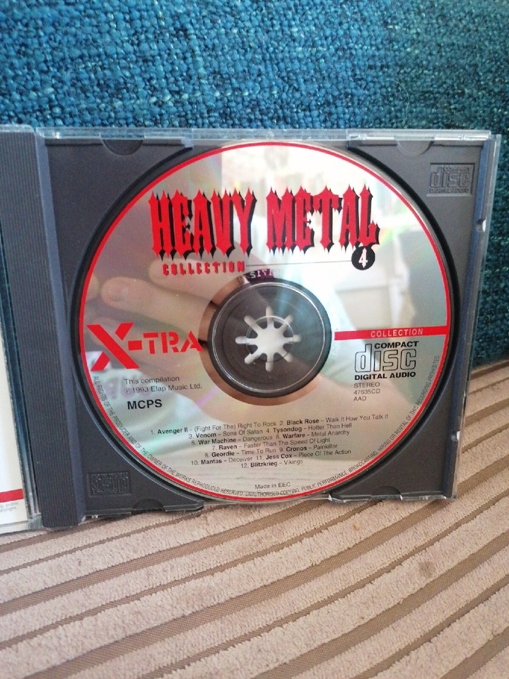 Heavy Metal Collection - Vol. 4 CD Album Inc. Raven Venom Cronos Jess ...