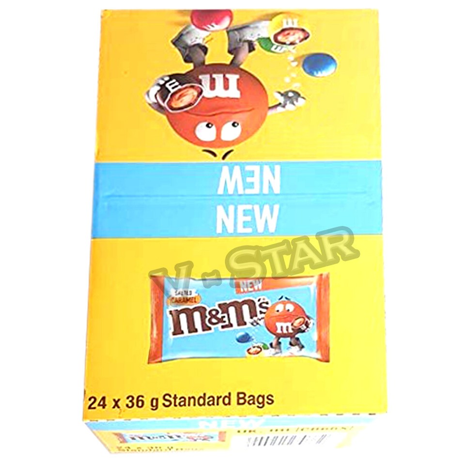M&M'S SALTED CARAMEL BAG 24 x 36g STANDARD BAR FULL BOX | eBay UK