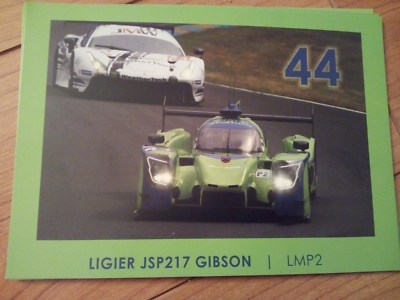 CARTE card 24 heures du Mans LIGIER JSP217 GIBSON N°44 LMP2 24H krohn ...