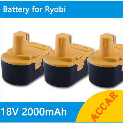 3pcs Battery For Ryobi 18V Ni-Cd ABP1801 CNS-1801M, CNS-180L P731 BPP ...