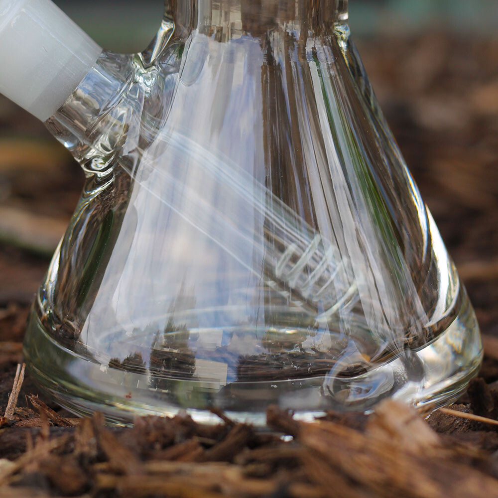 Super Thick 12 INCH Bong Matrix Water Pipe Clear Glass 15mm Beaker ...