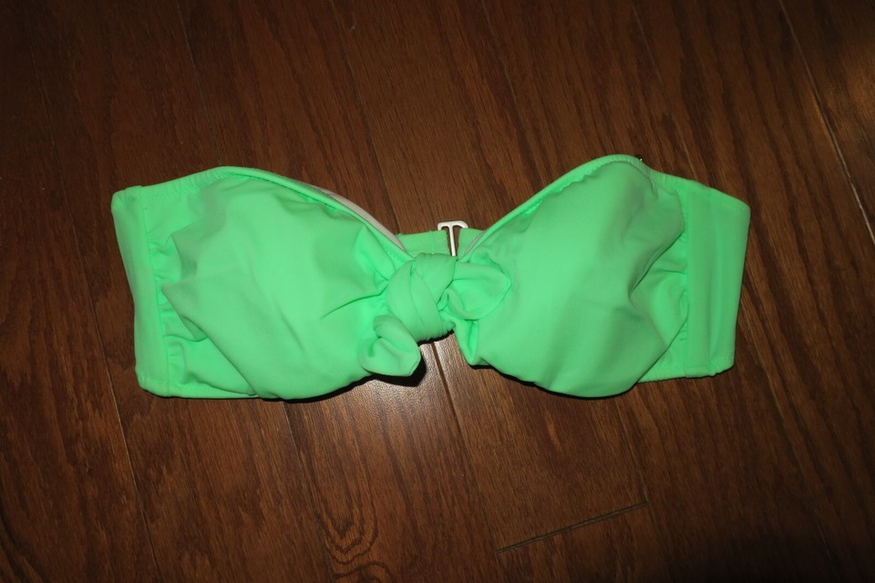 S ️ Victoria's Secret ️ BANDEAU ️ Swim suit Top Extra PADS Swimwear ...