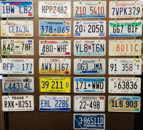 License Plate Lot - 25 plates, Bulk, Mixed States, Craft or Collect | eBay