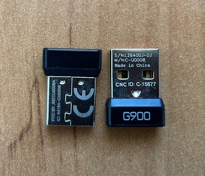 2x Wireless Receiver For Logitech G403/G603/G703/G900/G903 Wireless ...