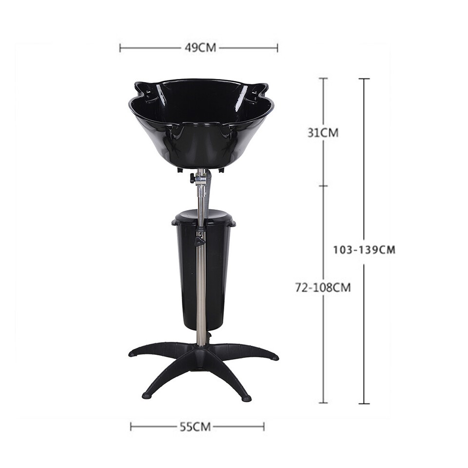 Portable Shampoo Bowl Basin Hair Sink Barber Salon Beauty Treatment ...