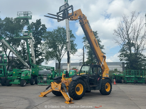 2016 JCB 510-56 56' 10,000 lbs Telescopic Reach Forklift Telehandler ...
