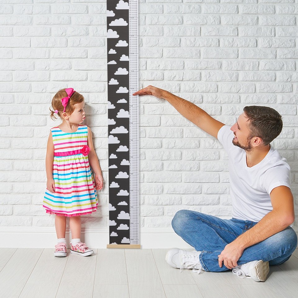 Wall Mounted Height Ruler Kids Measurement for Hanging Growth Chart ...