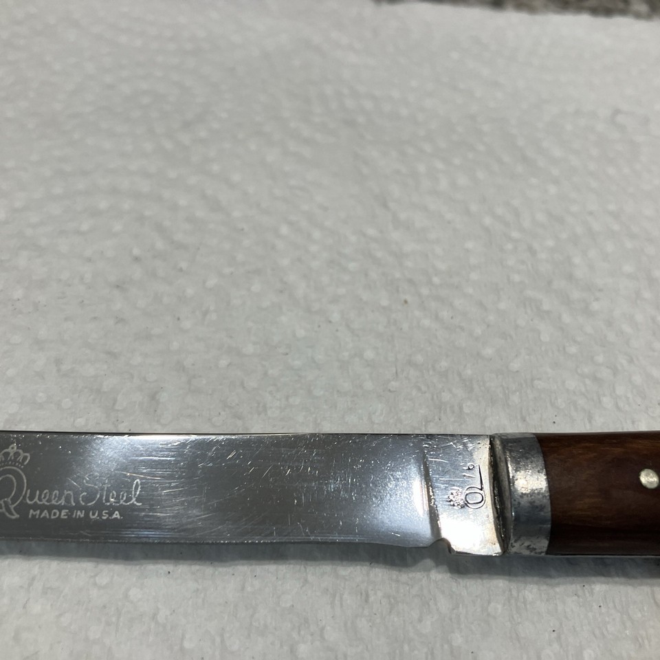 Vintage 1973–1975 Queen Steel USA Fixed Blade (Steak) Knife | eBay