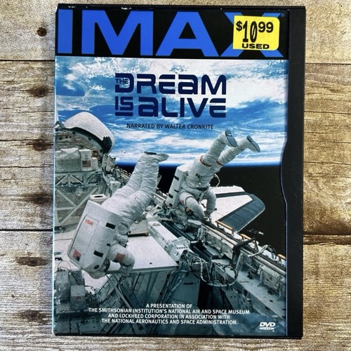 IMAX The Dream Is Alive DVD Space Shuttle Documentary Walter Cronkite ...