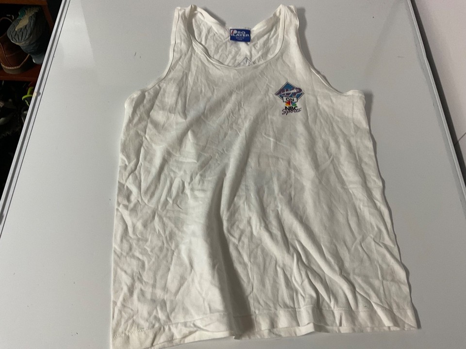 Rare! 1996 Large AVP Beach Volleyball Tank Top T-Shirt NBC Sports | eBay