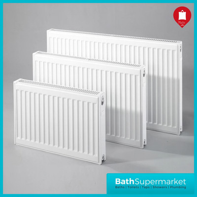 K-Rad Radiator 600mm High – Type 11 White Steel – Single Panel ...