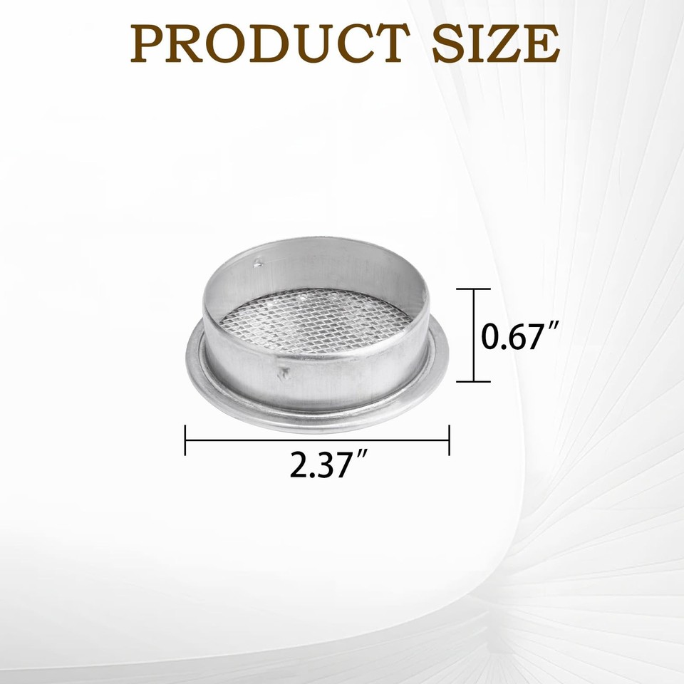 Round Aluminum Louver Insect Screen 2 Inches 6-Pack | eBay