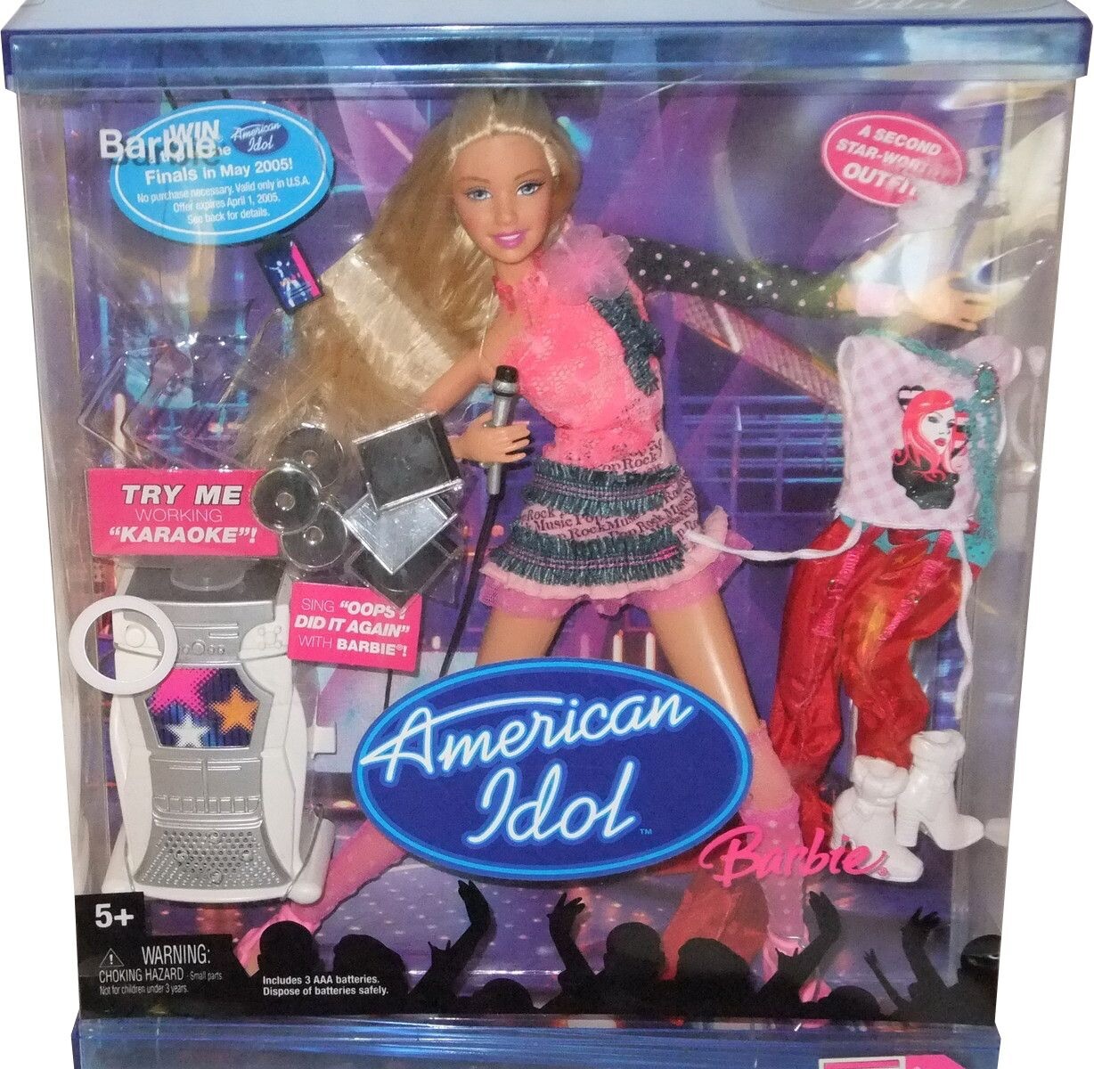 Mattel Barbie Doll: (2004) #G7997 AMERICAN IDOL ‘Oops I Did It Again ...