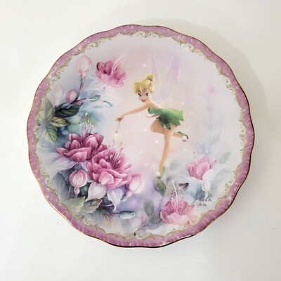 The Bradford Exchange Disney Lena Liu The Finishing Touch Tinker Bell ...