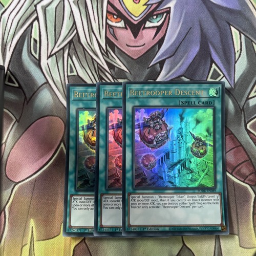 BODE-EN089 x3 Beetrooper Descent Ultra Rare Excellent Condition Yugioh ...