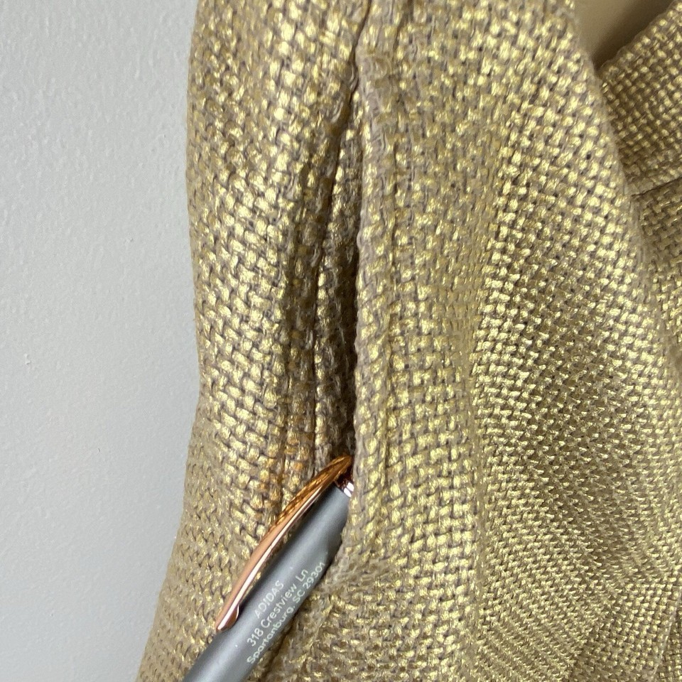 Banana Republic Skirt Womens Gold Textured Pleated A-Line Party ...