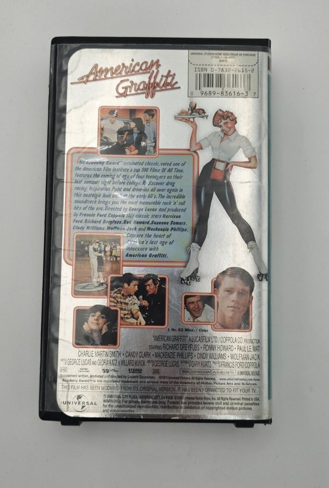 American Graffiti (VHS, 1998, 25th Anniversary Special Edition ...